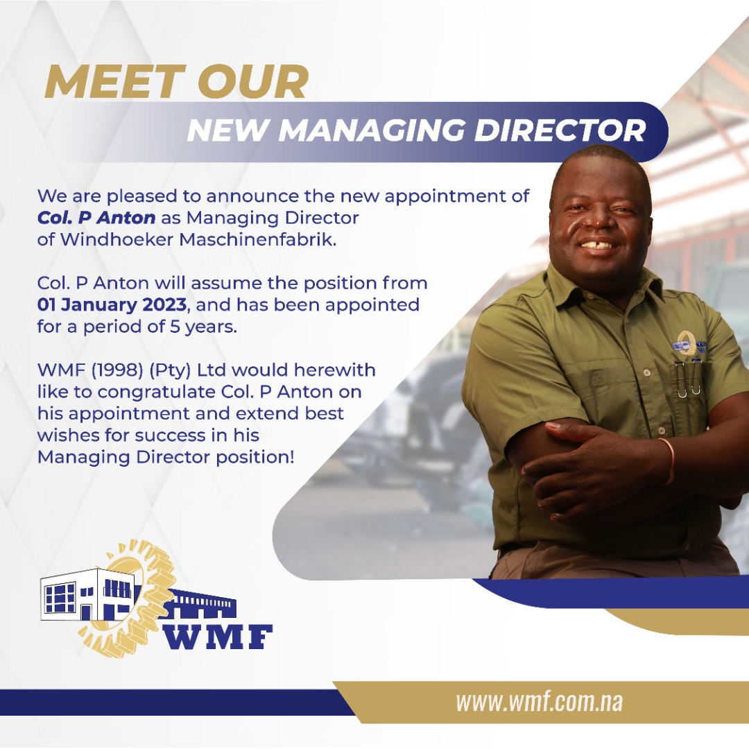 Col. P Anton appointed as Managing Director of WMF - WMF
